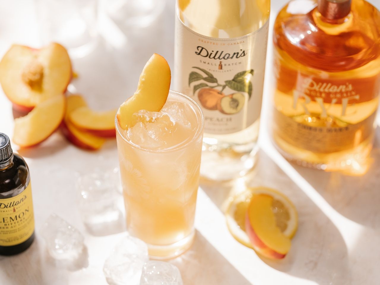 Peach & Rye Iced Tea - Dillon's Small Batch Distillers